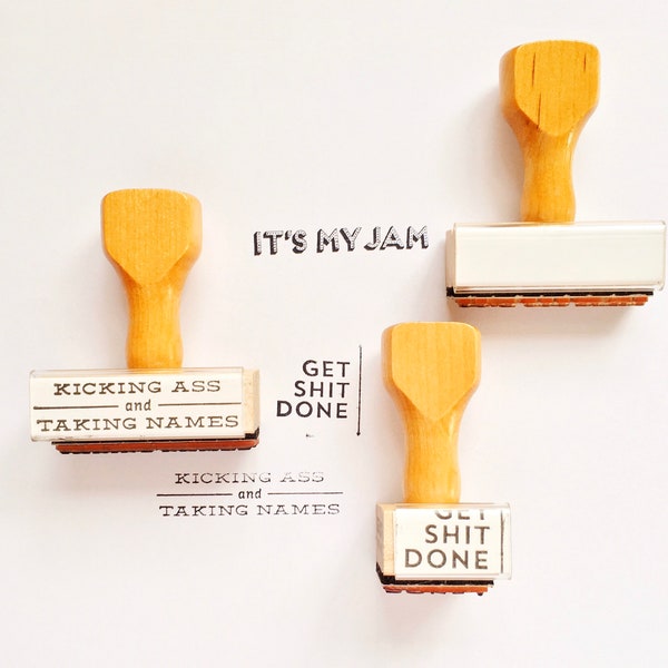 Wooden Stamps With Sayings - Etsy