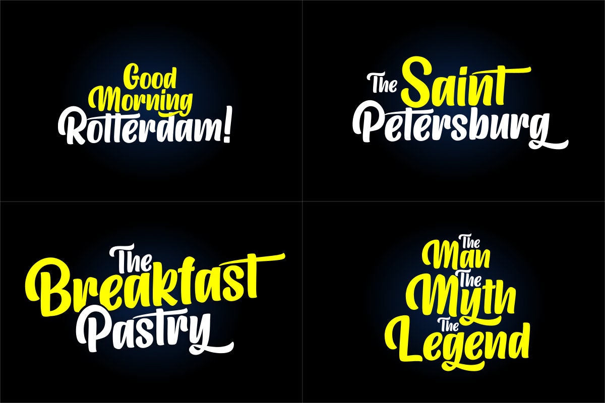 The Bigger the Better Font - Brush Font, Elegant Font, Bold Font, OTF ...