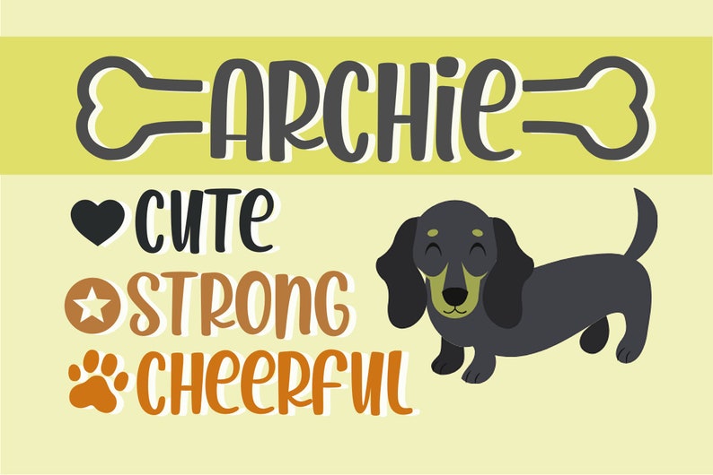 Lovely Paws Font - Pet Font, Girly Font, Cute Font, Sticker Font ...