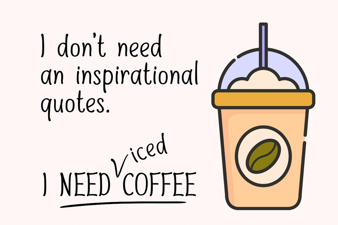 Sweet Iced Coffee Font Handwritten Font Thin Font Marker - Etsy