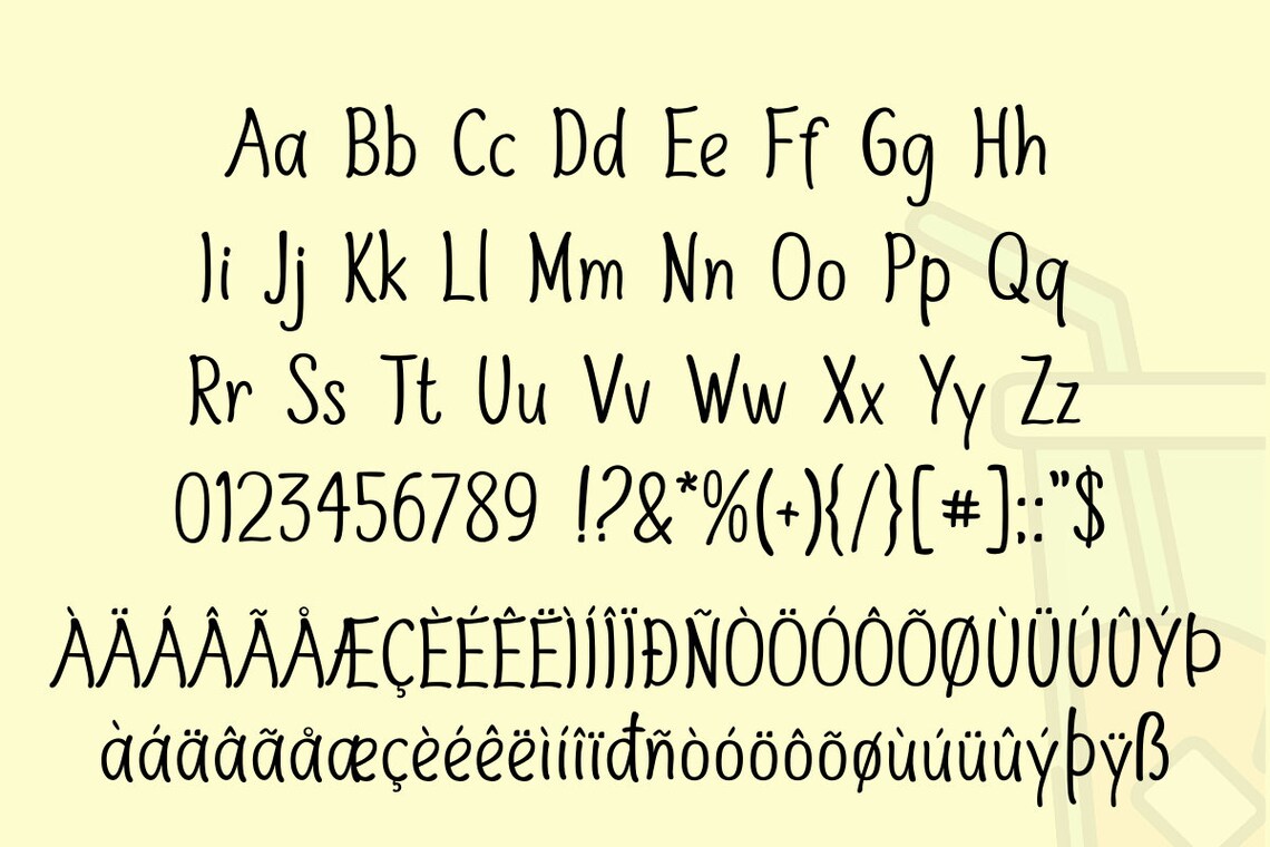 Sweet Iced Coffee Font Handwritten Font Thin Font Marker - Etsy