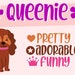 Lovely Paws Font - Pet Font, Girly Font, Cute Font, Sticker Font, Crafting Fonts, Display Font ...