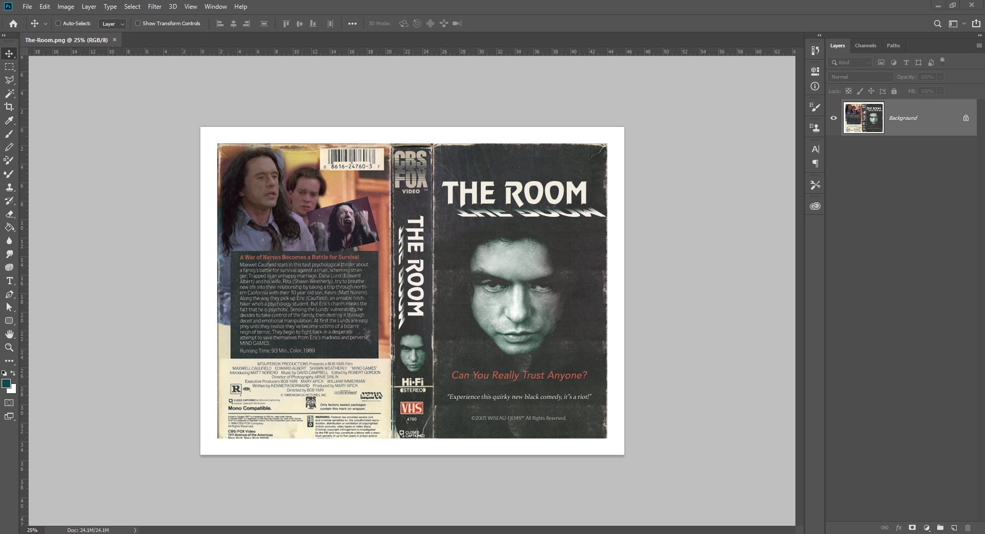 The Room Movie Box Art - DOWNLOAD - Etsy