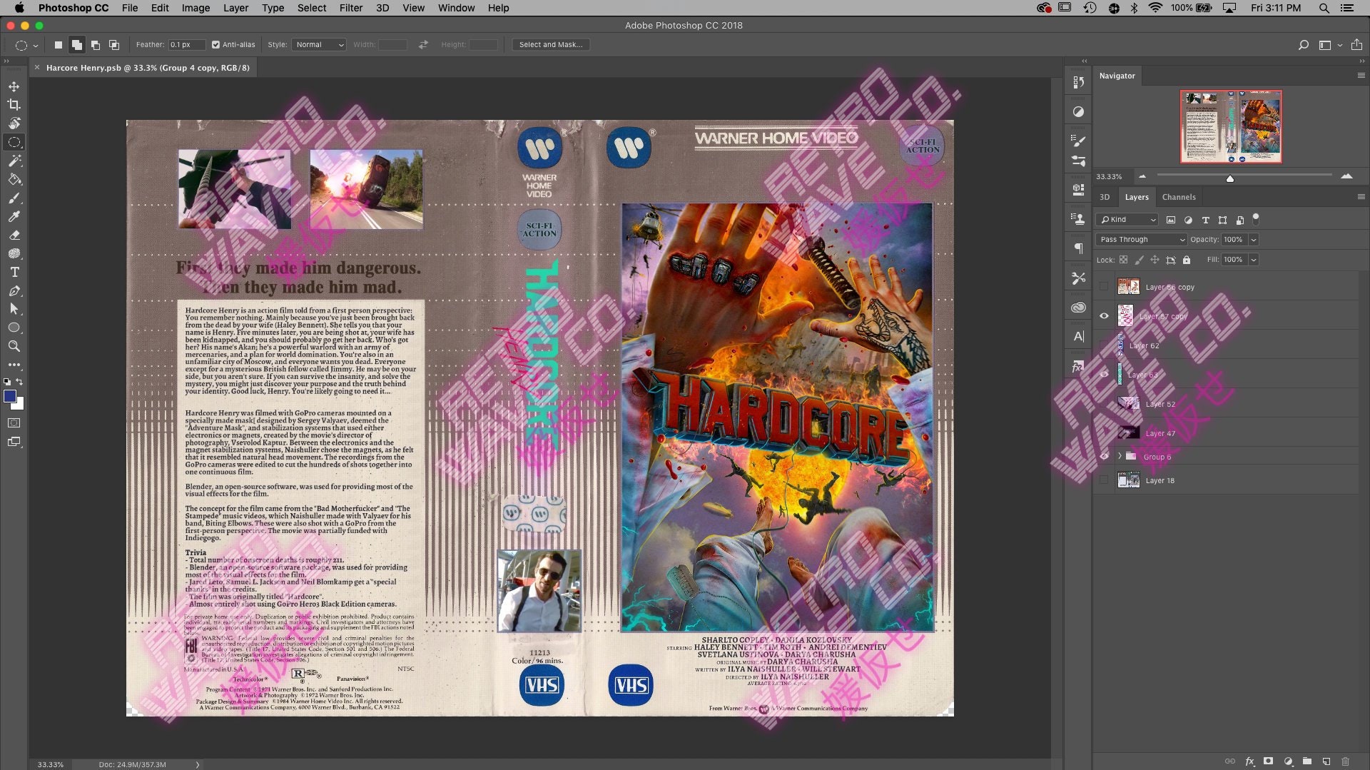 Hardcore Henry VHS Box Art DOWNLOAD - Etsy