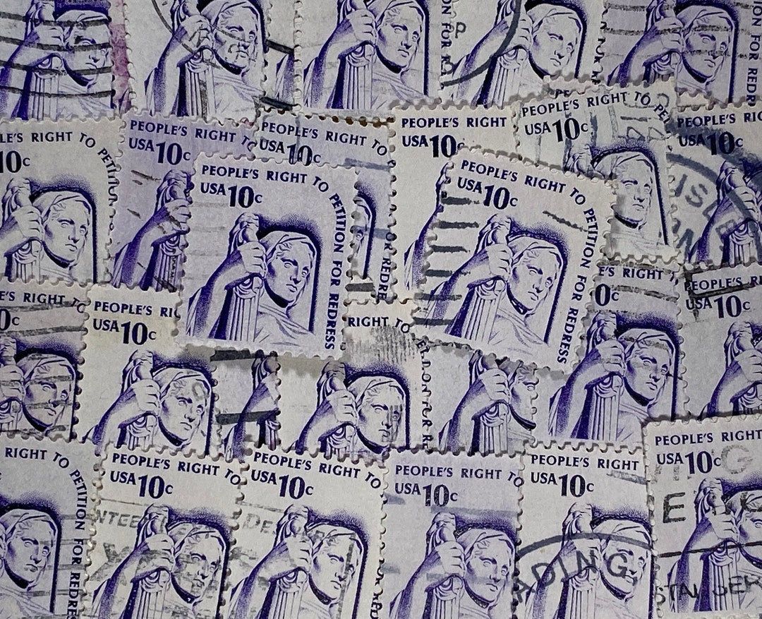 Stamp Art, People's Right to Petition for Redress, 10 Cents , USA, Used ...