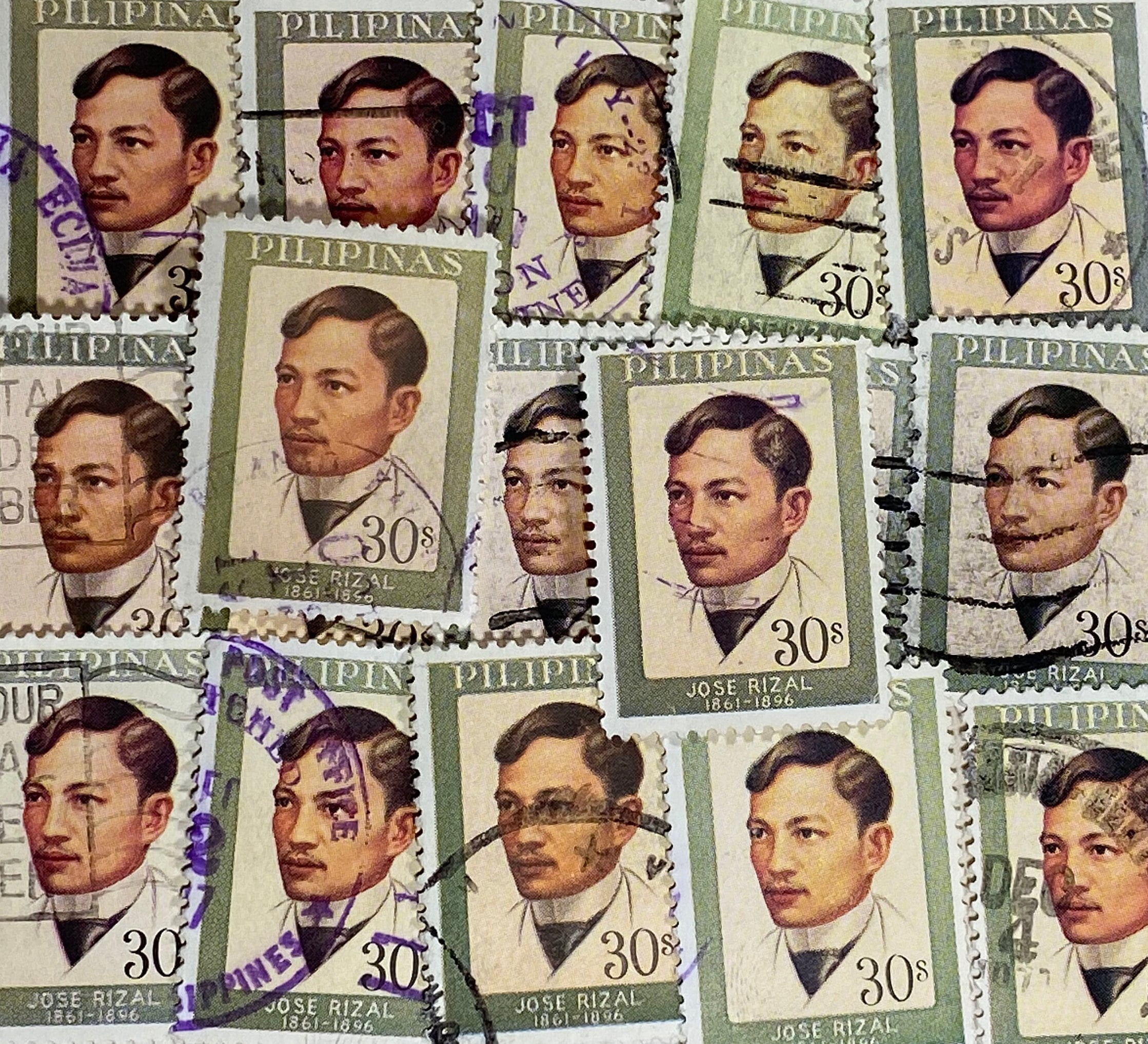 Stamp Art Dr. Jose Rizal 1861-1896 30 Centavos - Etsy