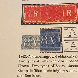Queen Victoria Stamps, 1868, 4 Anna, India Special Adhesive Revenue Stamp, Victorian Era Design ...