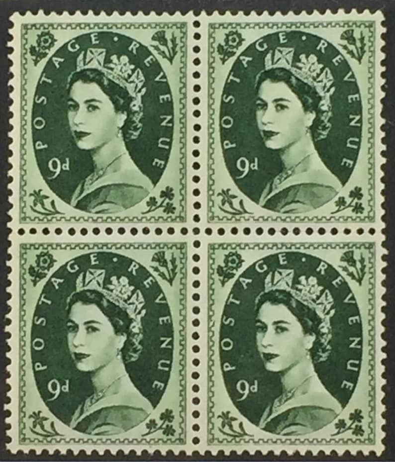 Buy Queen Elizabeth II Stamps 4 X Unused Great Britain Stamps Online in ...