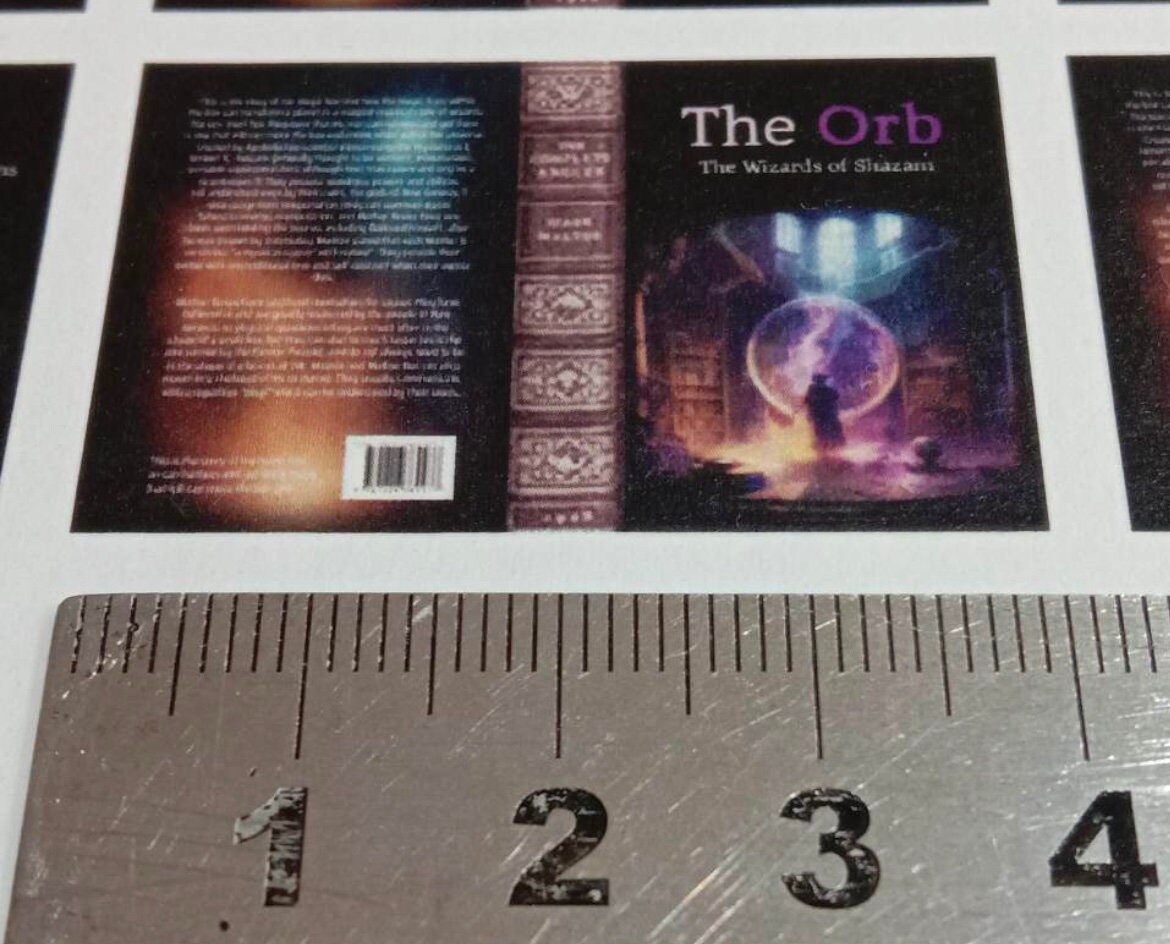 Set of 36 Magic Miniature Book Covers, Downloadable Printable Books ...