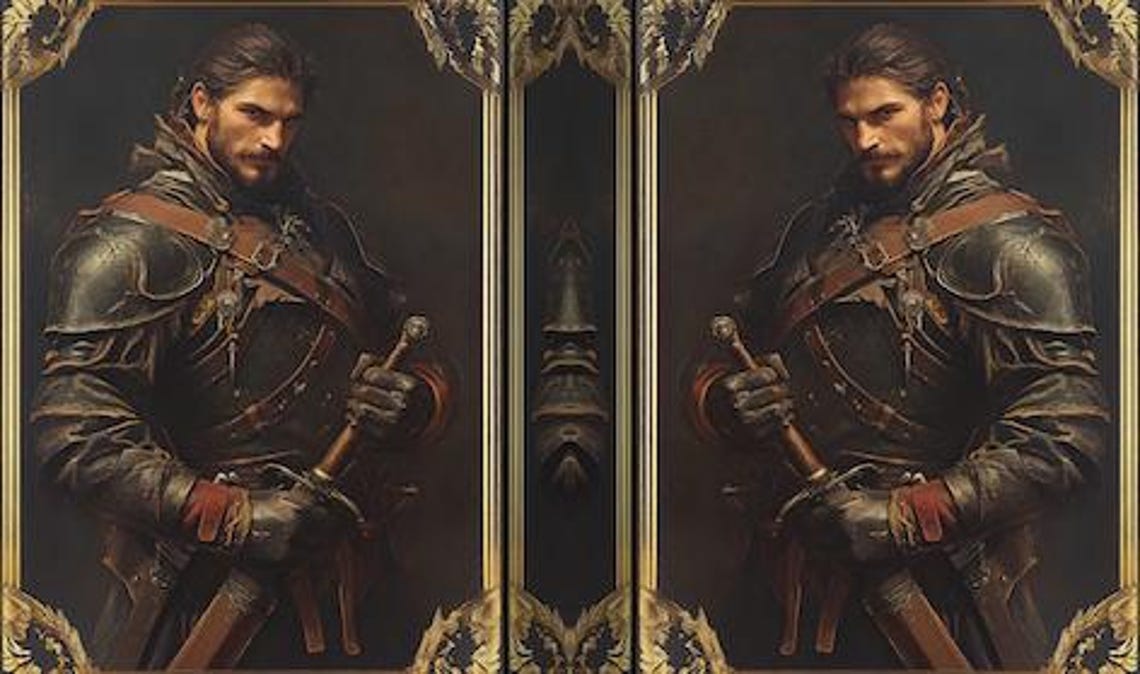 40 Sword Man Miniature Book Covers, Downloadable Printable Books, Set ...