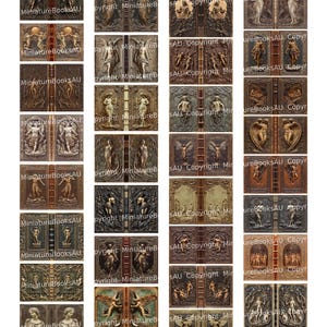 39 Greek Mythology Miniature Book Covers, Downloadable Printable Books ...