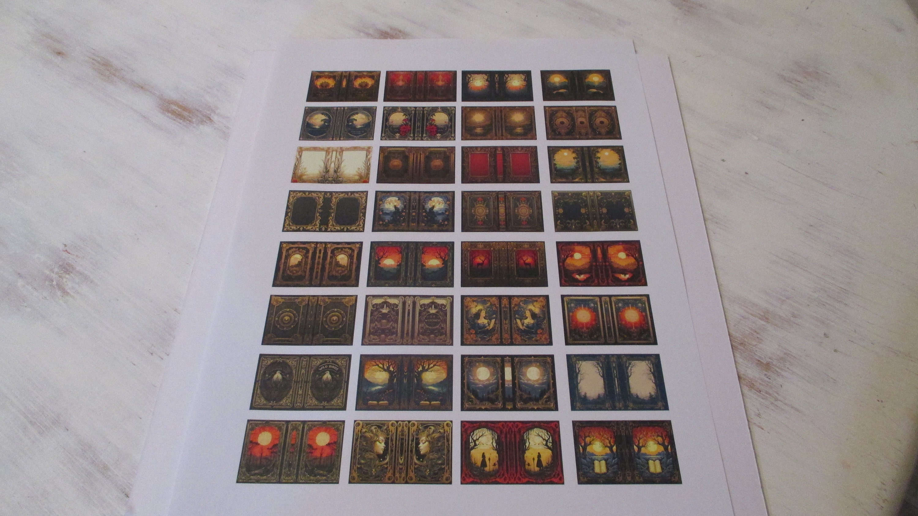 32 Vintage Miniature Book Covers, Downloadable Printable Books, Set 11 ...