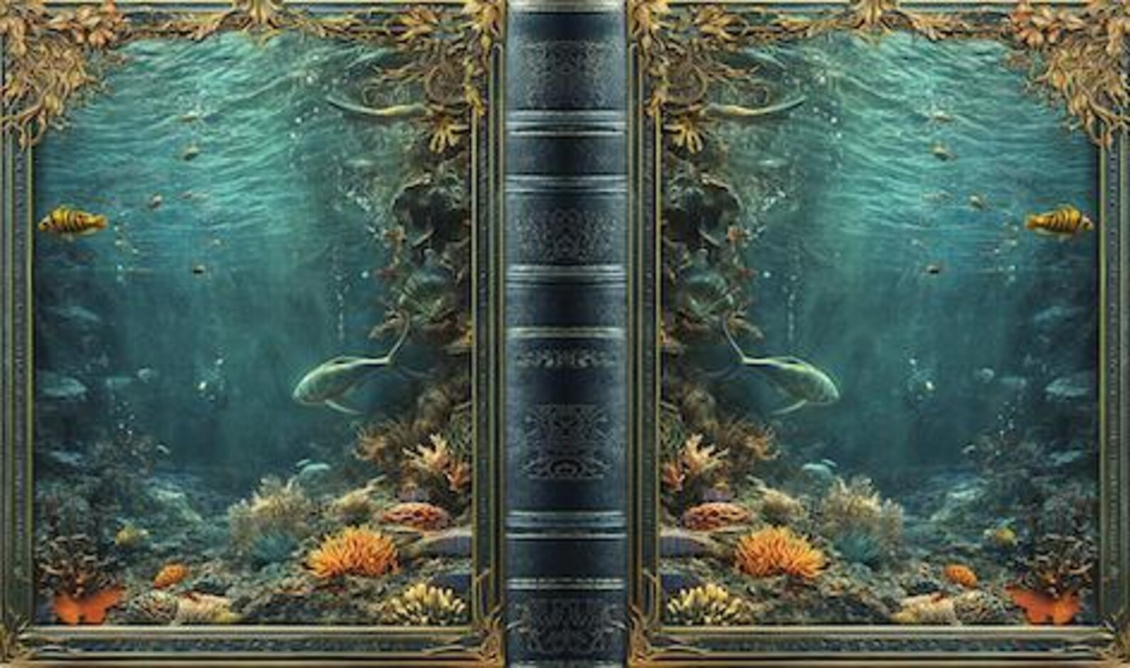 40 Ocean Miniature Book Covers, Downloadable Printable Books, Set #1 - Etsy