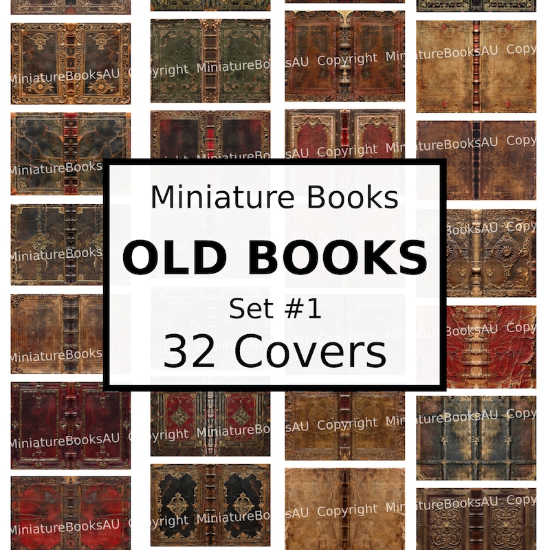 1/12 Book Covers - Etsy Canada