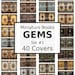 40 Gems Miniature Book Covers, Downloadable Printable Books, Set #1 - Etsy