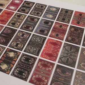 32 Vintage Miniature Book Covers, Downloadable Printable Books, Set #8 ...