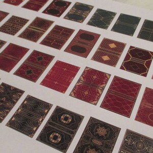 36 Vintage Miniature Book Covers, Downloadable Printable Books, Set #10 ...
