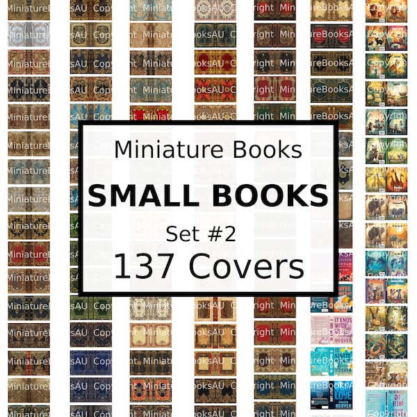 Small Vintage Books - Etsy