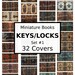 36 Keys & Locks Miniature Book Covers, Downloadable Printable Books ...