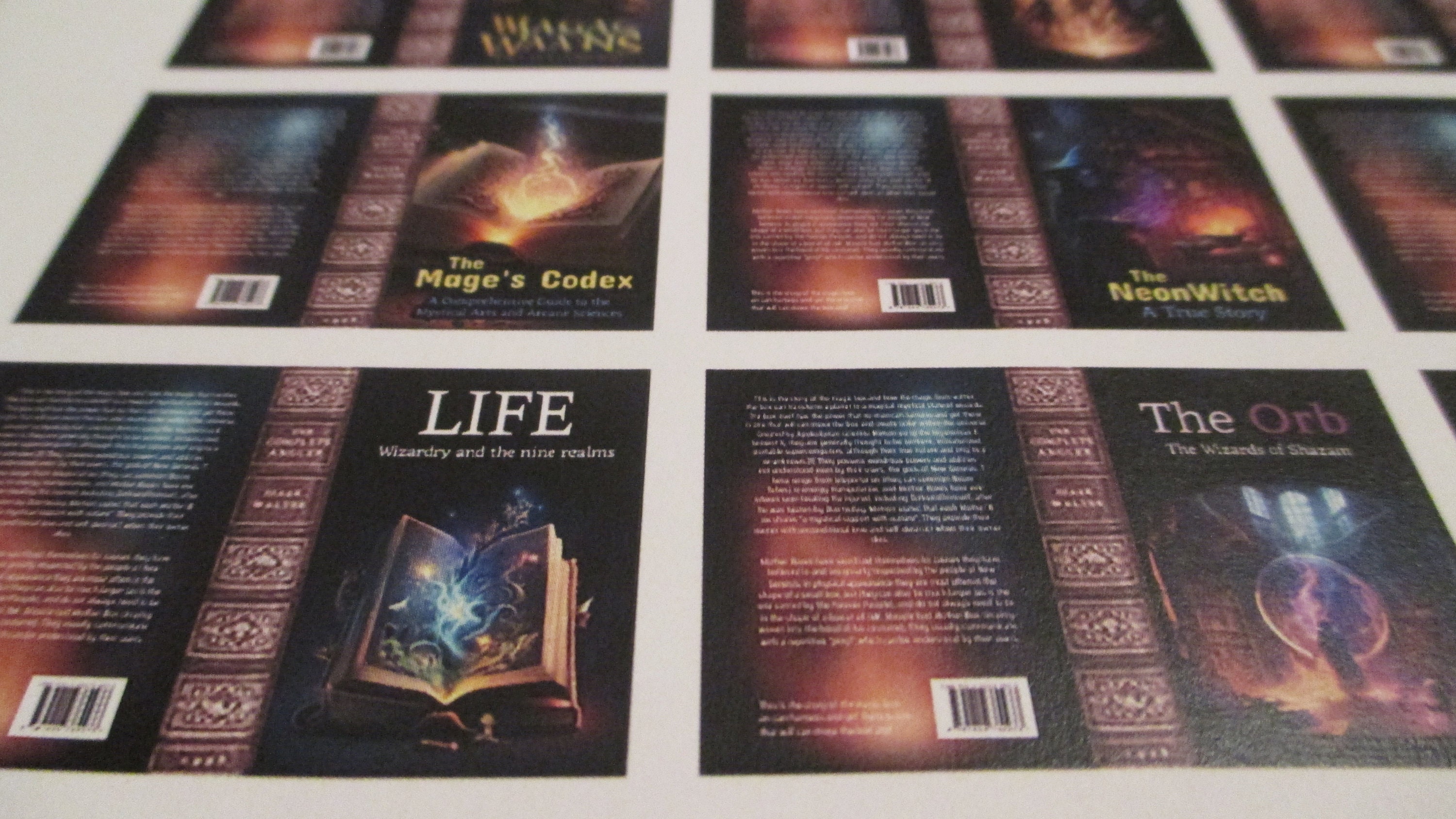 Set of 36 Magic Miniature Book Covers, Downloadable Printable Books ...