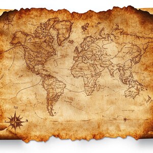 40 Old Treasure Maps, Downloadable Printable, Set #1 - Etsy