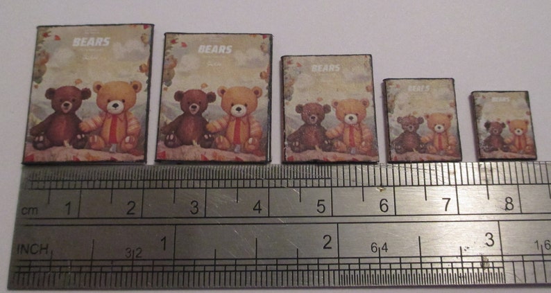 Set of 9 Miniature Kids Book Covers Downloadable Printable - Etsy