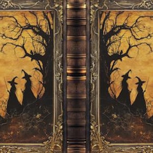 40 Witches Miniature Book Covers, Downloadable Printable Books, Set #1 ...