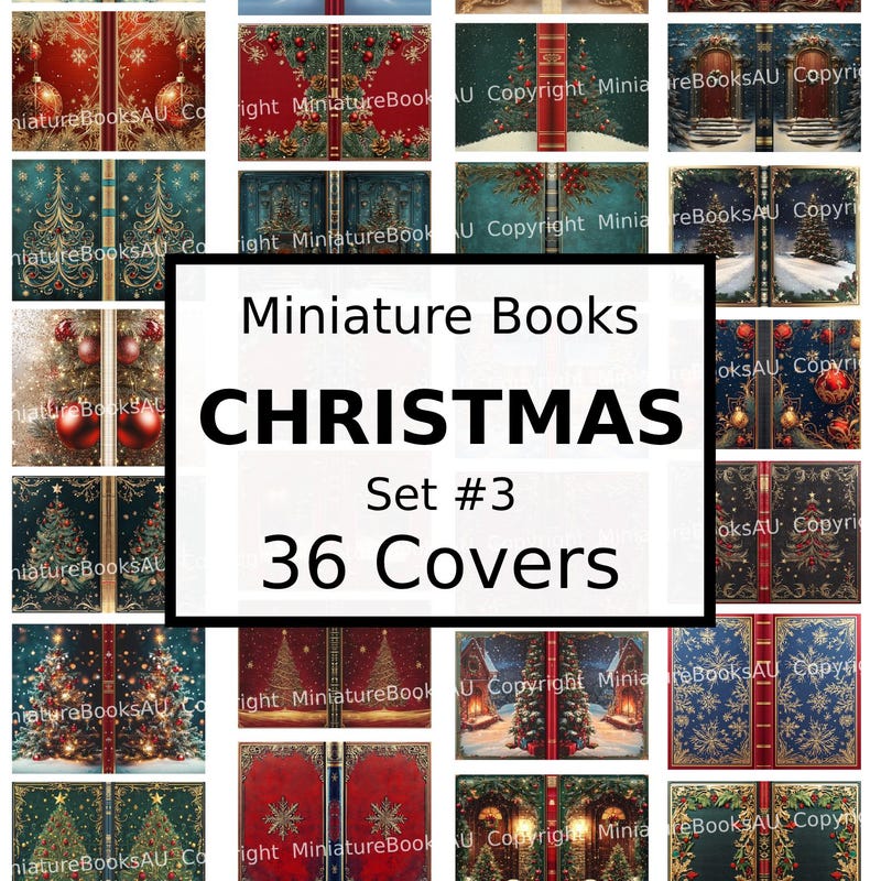 Christmas Mini Books - Etsy