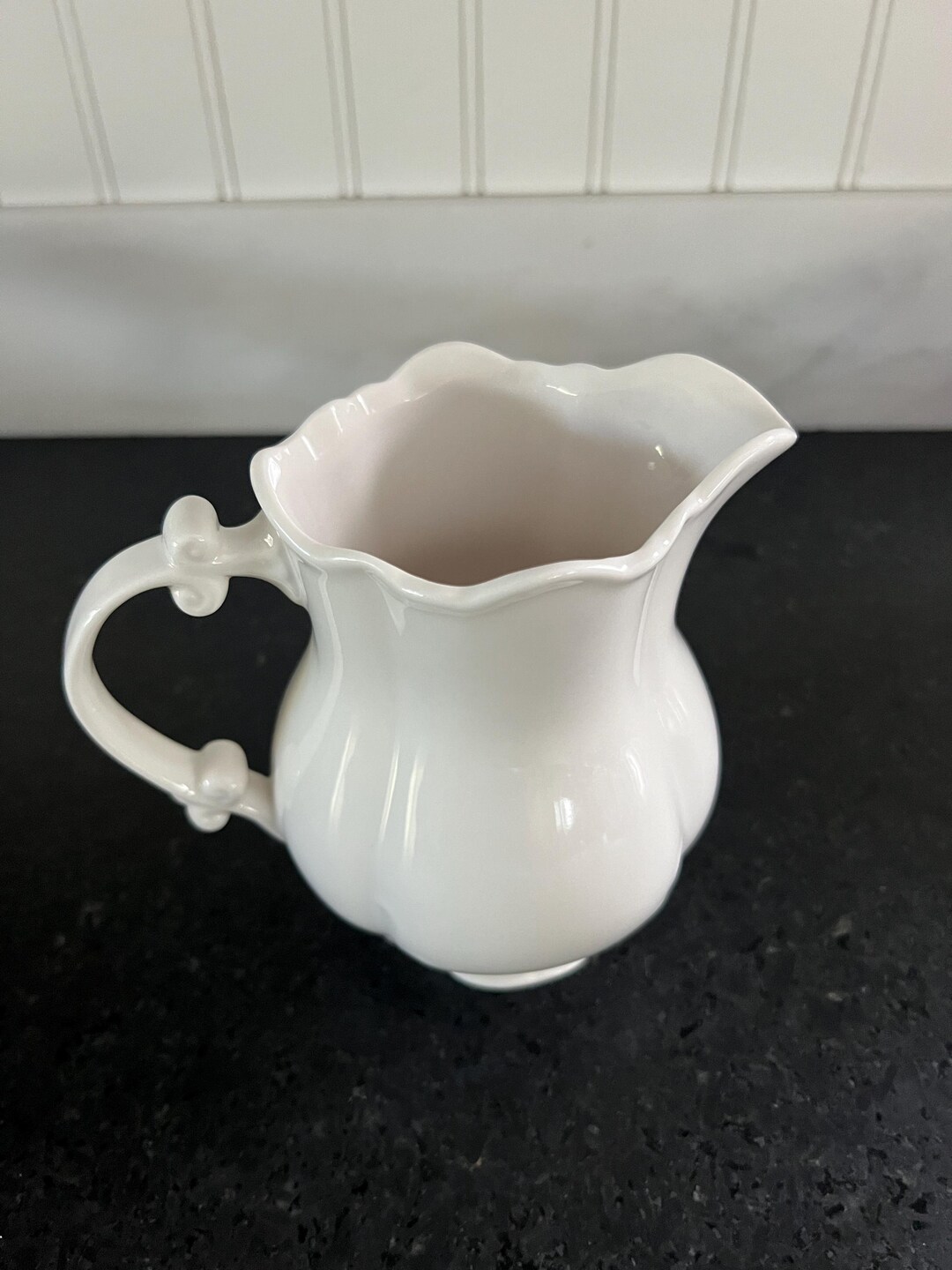 White Pitcher in an Adorable Pattern, Made by Grace Tea Ware - Etsy