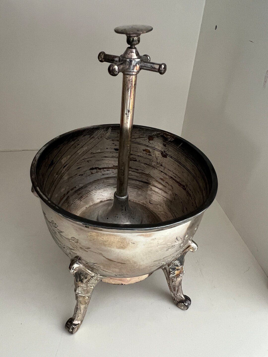 Rare Antique 19th Century Norwegian Holy Water Font Vessel With Bell - Etsy