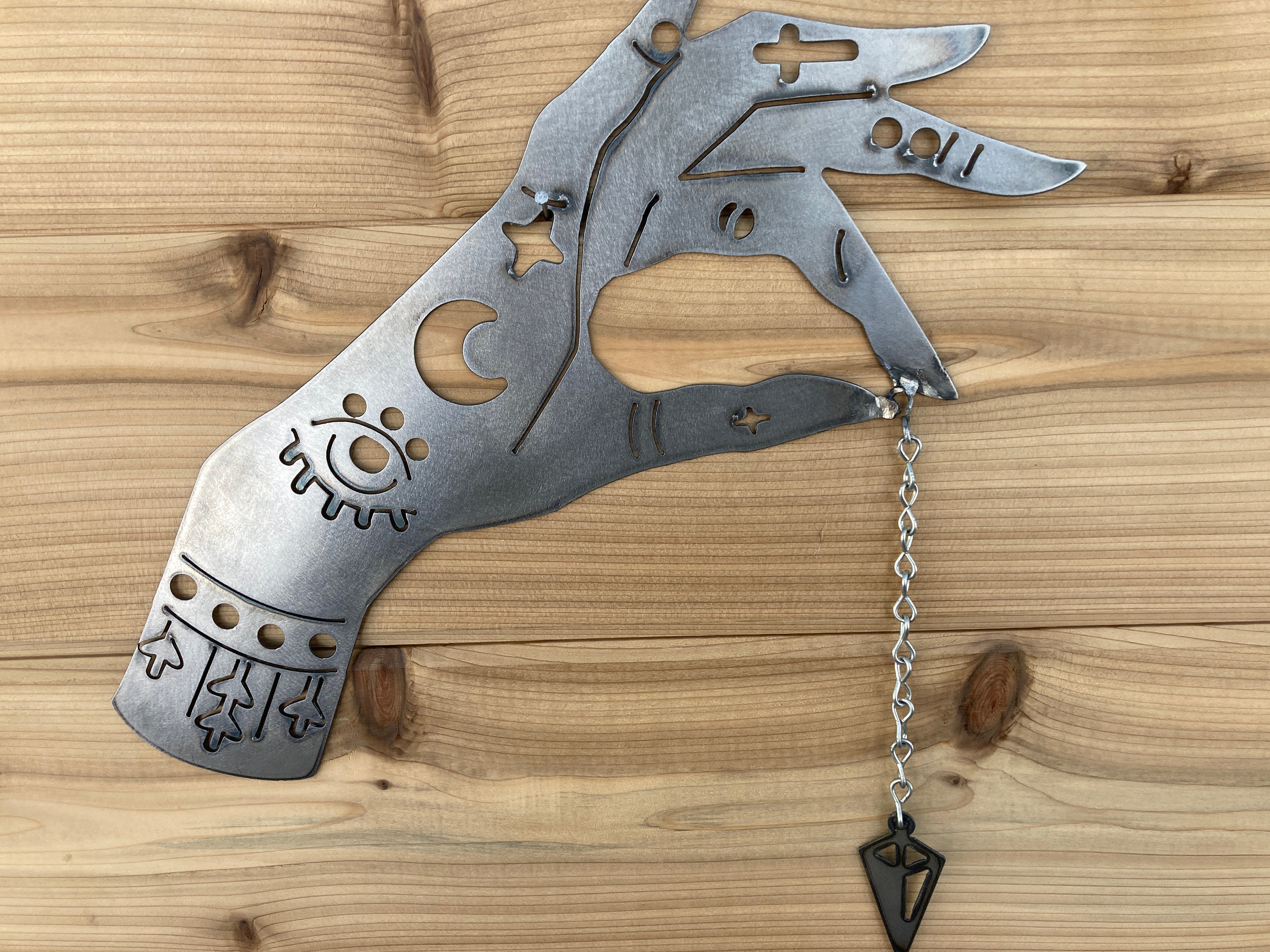 Hamsa Hand Tarot Fortune Teller Gypsy Palm Reader Wall Sculpture - Etsy