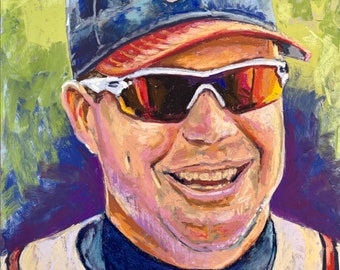 Chipper Jones 11x14 Pencil Drawing Print Numbered to 300 - Etsy