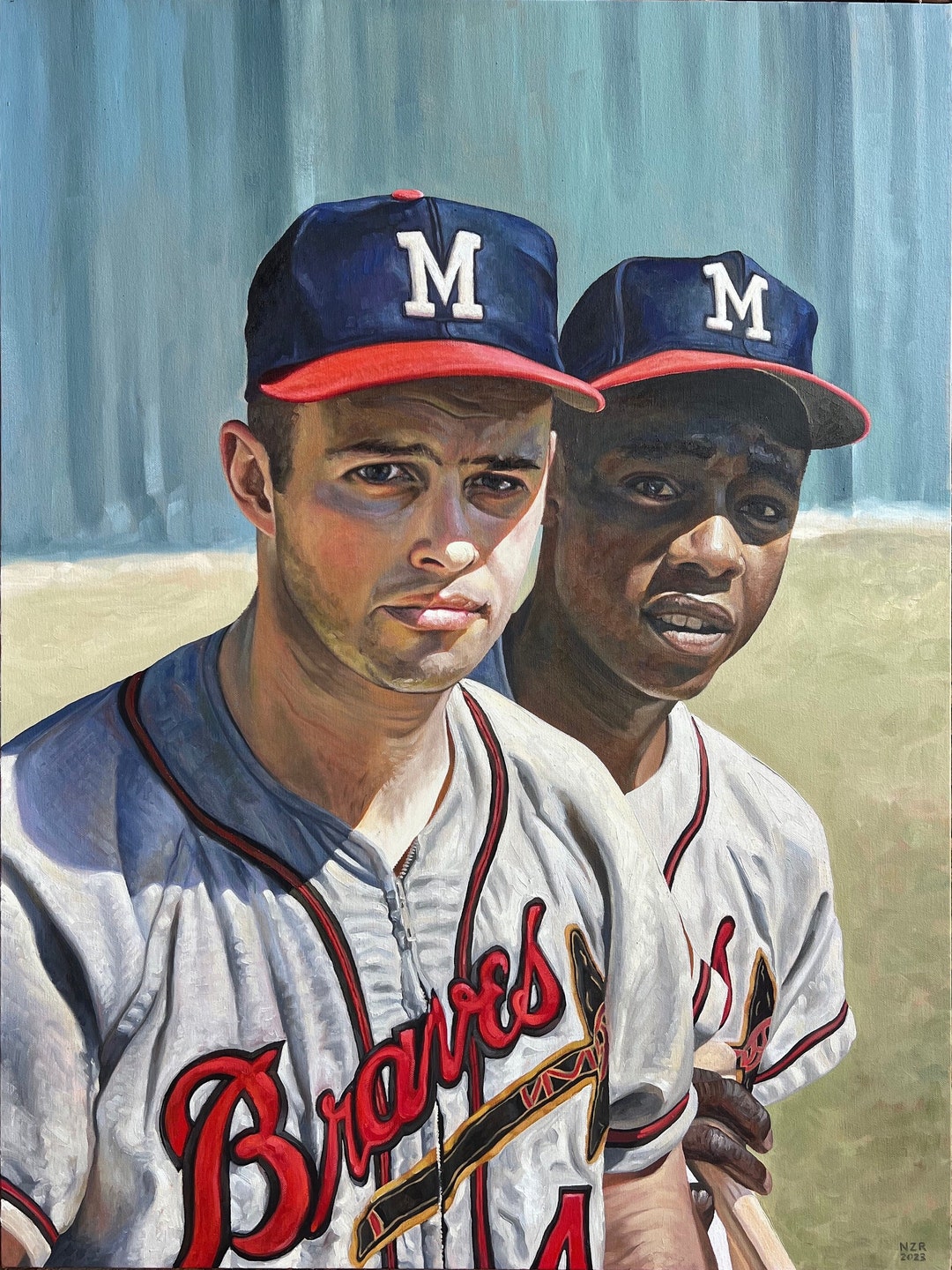 Hank Aaron & Eddie Mathews - Etsy