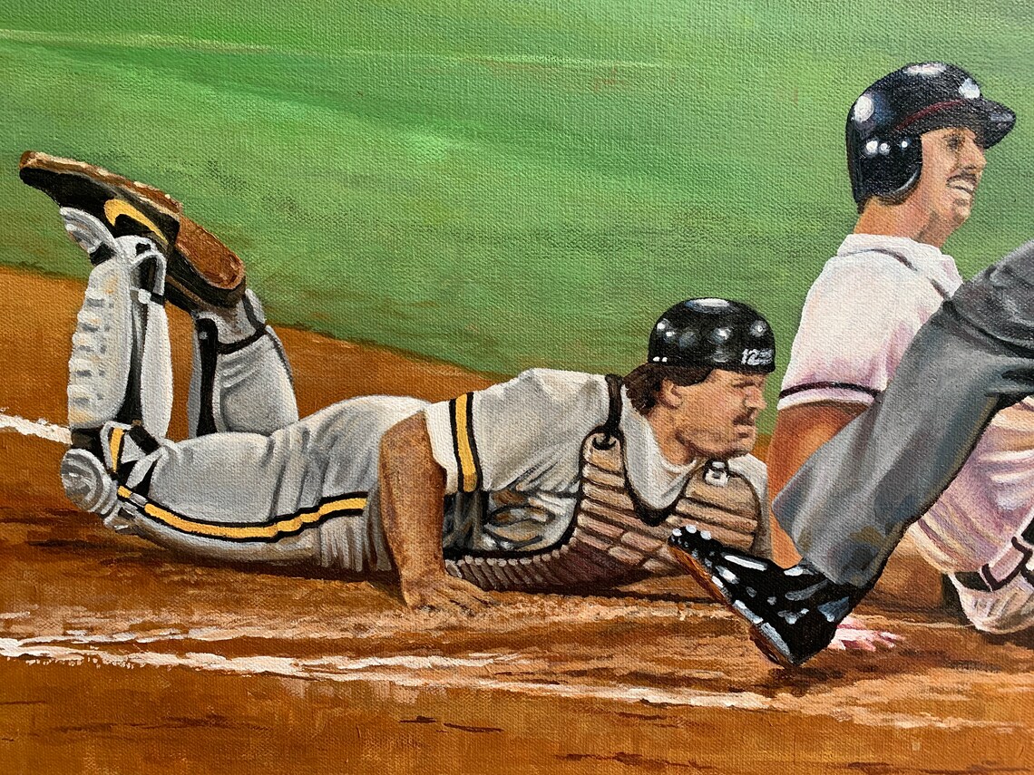 The Slide! Sid Bream 1992 NLCS - Etsy