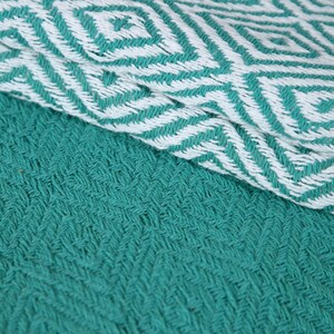 100% Luxurious Cotton Diamond Throw Blanket 50x60 Inch Set of 2 - Etsy
