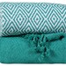 100% Luxurious Cotton Diamond Throw Blanket 50x60 Inch Set of 2 - Etsy