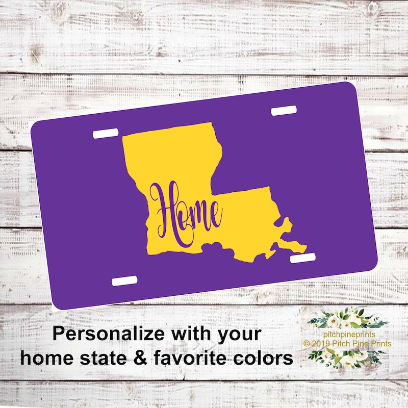 Personalized Car Tag - Etsy