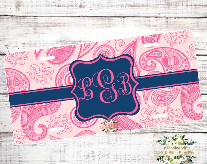 Custom License Plate Front Car Tag, Aluminum or Plastic Personalized ...