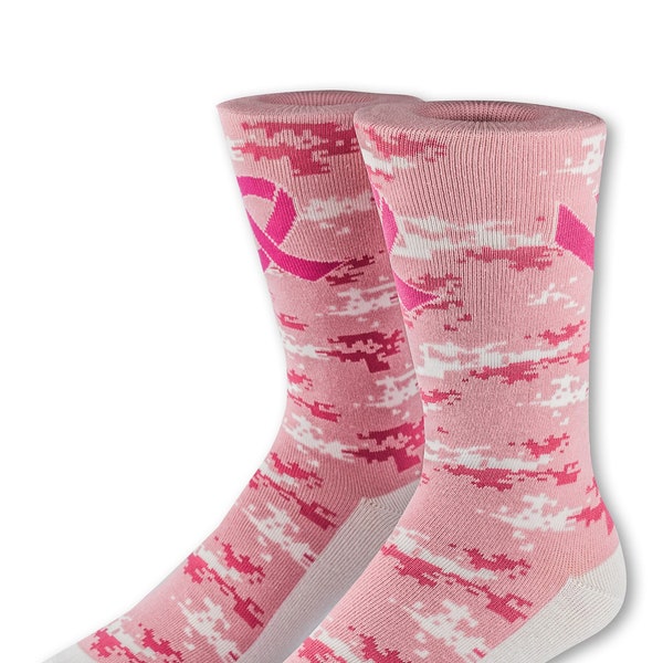 Breast Cancer Awareness Socks - Etsy