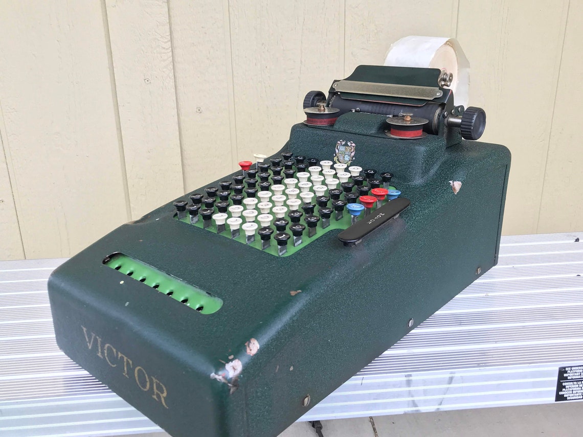 Vintage Victor Adding Machine Model W Patented 1919-1920 Good - Etsy