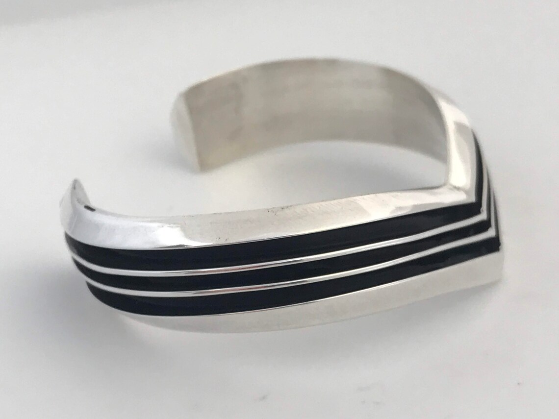 Native American Navajo Tom Hawk Sterling Silver Cuff Bracelet - Etsy