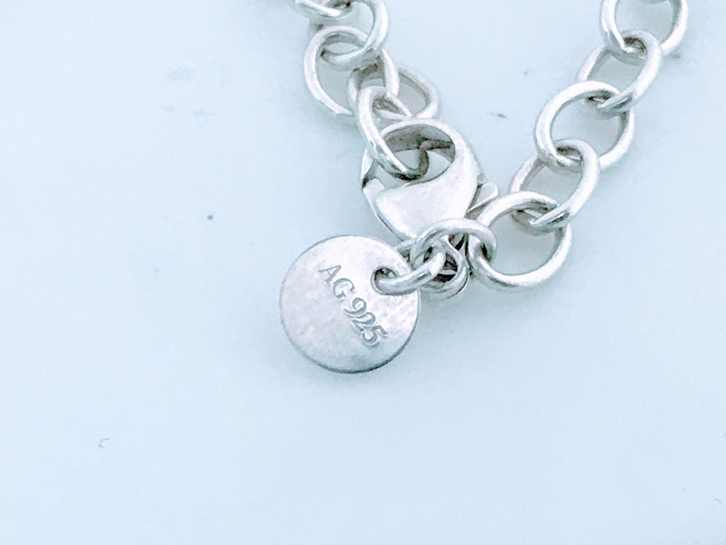 Tiffany necklace thick chain store