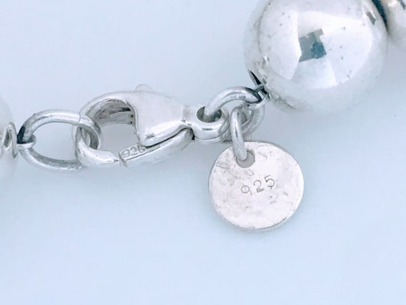 Authentic Tiffany & Co. 10mm Ball Bead Necklace 925 Sterling Authentic Tiffany & Co. 10mm Ball Bead Necklace 925 Sterling