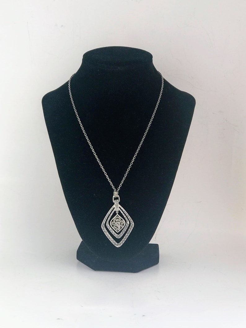 Lois Hill Sterling Silver Scroll Filigree Pendant Toggle - Etsy