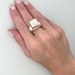 Big Bold Contemporary Sterling Silver Modernist Statement Ring, Chunky ...