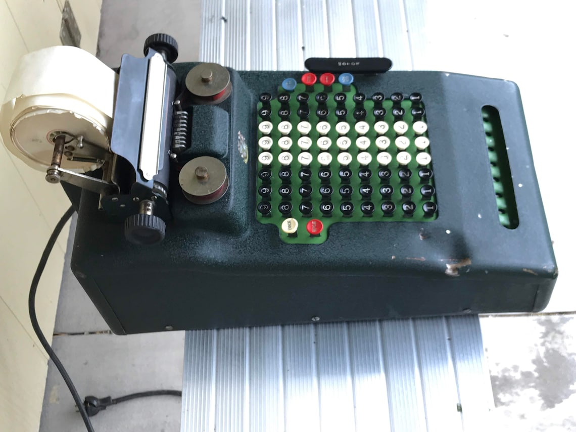 Vintage Victor Adding Machine Model W Patented 1919-1920 Good Condition ...