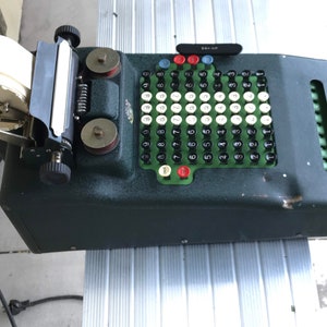 Vintage Victor Adding Machine Model W Patented 1919-1920 Good Condition ...