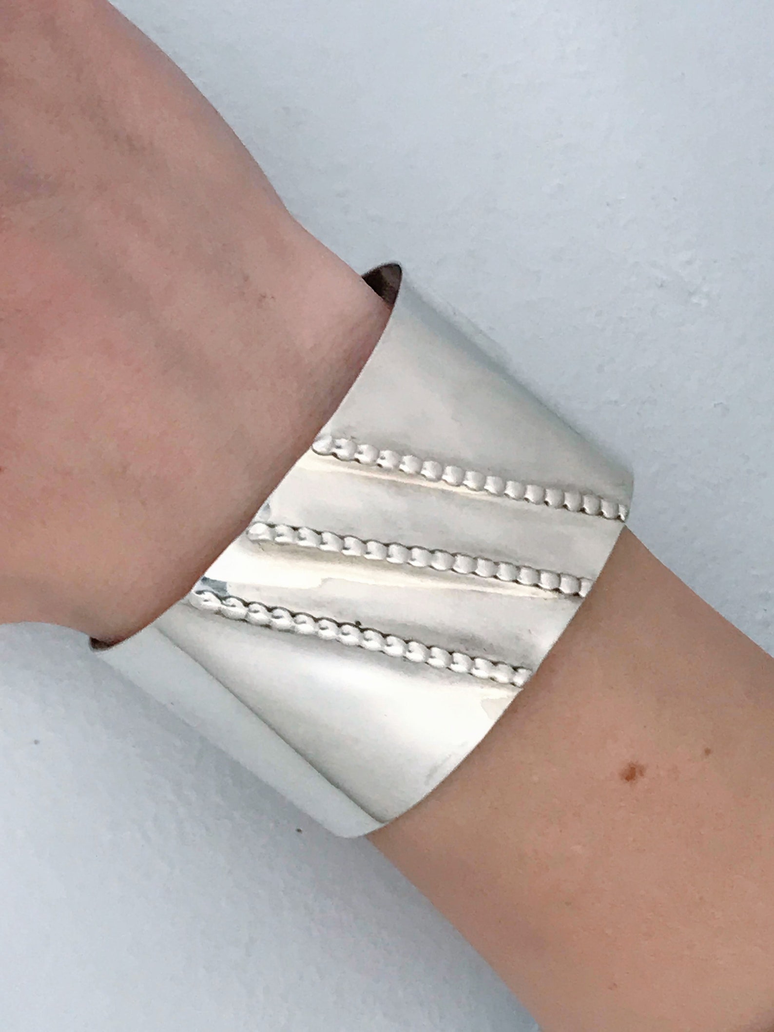 Retro Artisan Tulla Booth Modernist Sterling Silver Cuff - Etsy