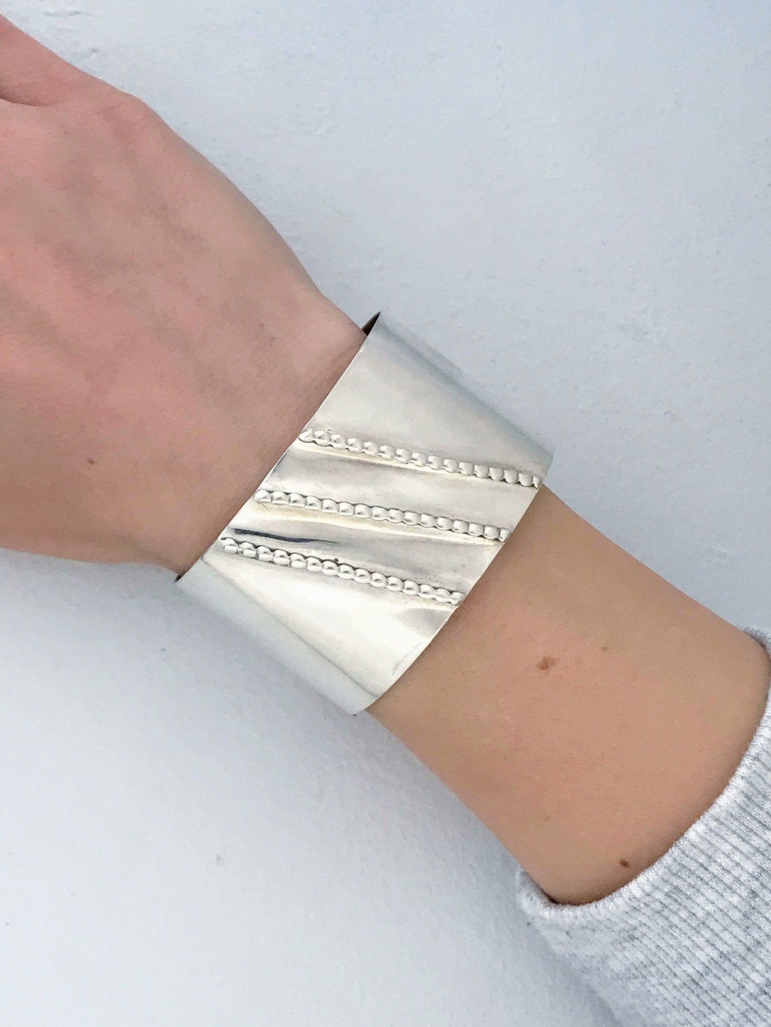 Retro Artisan Tulla Booth Modernist Sterling Silver Cuff - Etsy