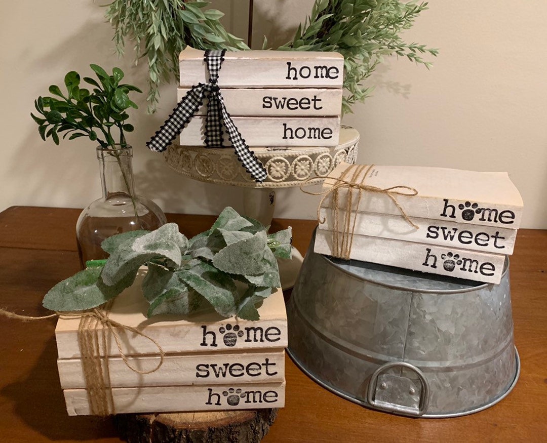 Home Sweet Home | Farmhouse Books | Shanny Chic | Vintage ...